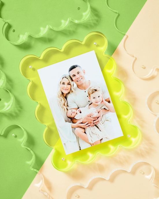 Neon Lime Acrylic Picture Frame – Tart By Taylor