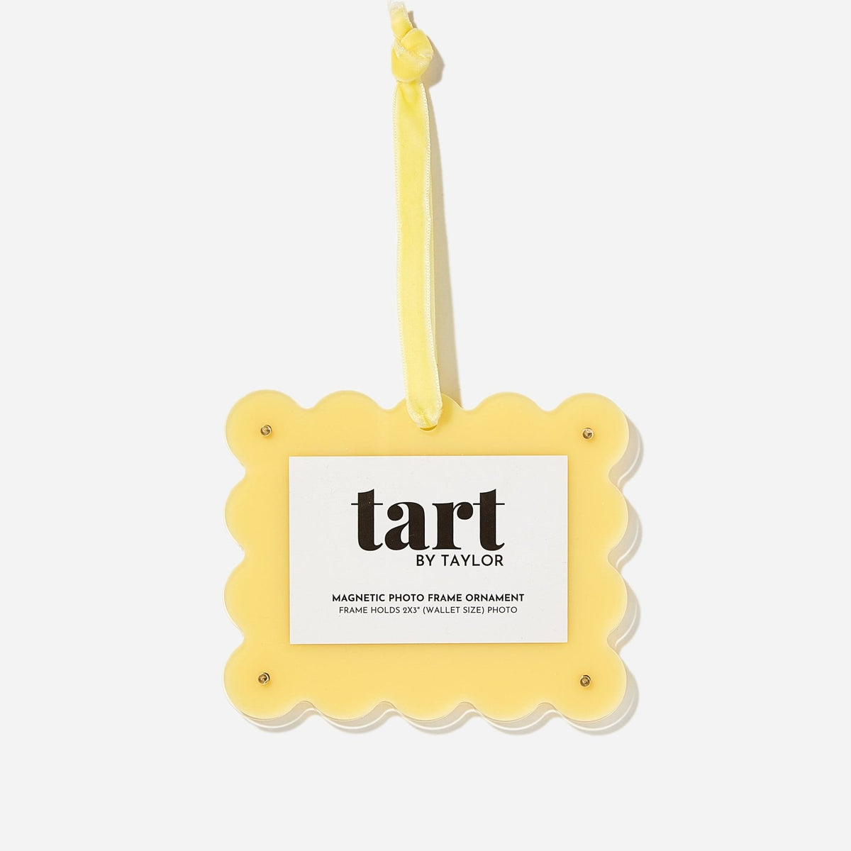 Butter Yellow Frame Ornament – Tart By Taylor