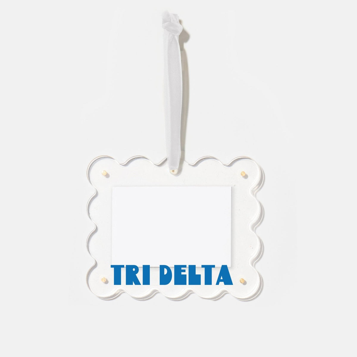 Delta Delta Delta Frame Ornament – Tart By Taylor